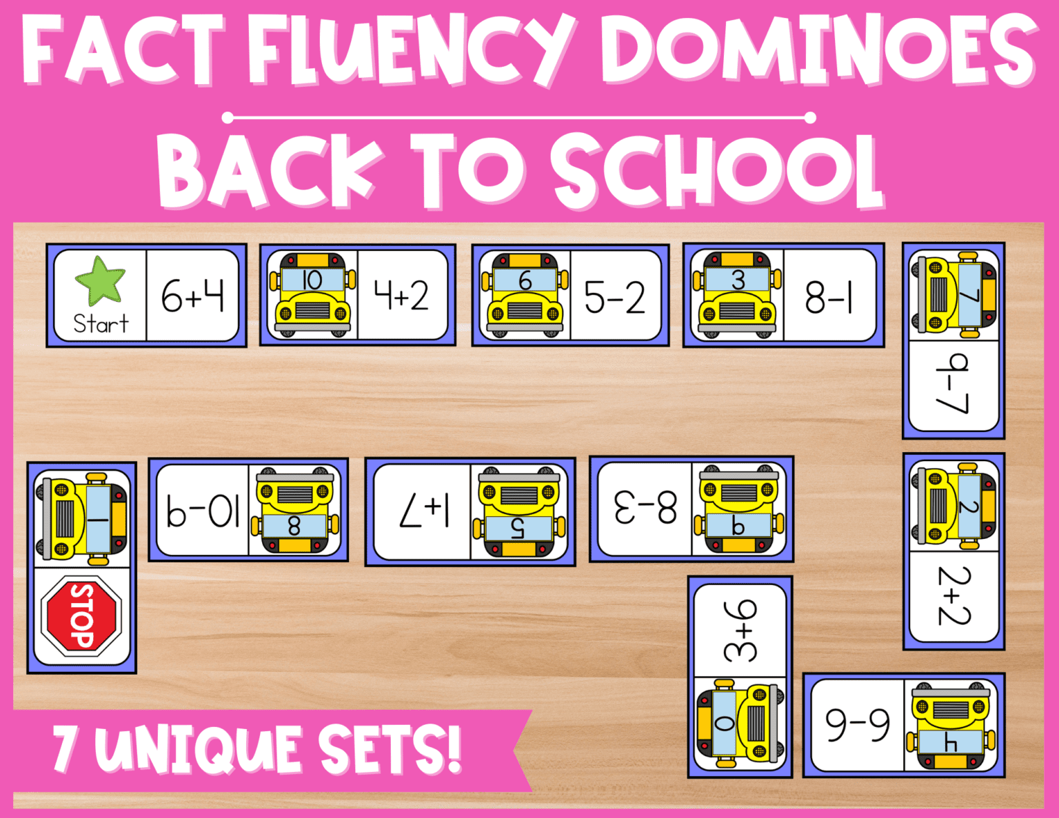 FREE Back to School Dominoes - Forever Learning and Growing